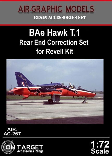 AC-267 BAe Hawk T1 Series: Rear End Correction Set for Revell Kit