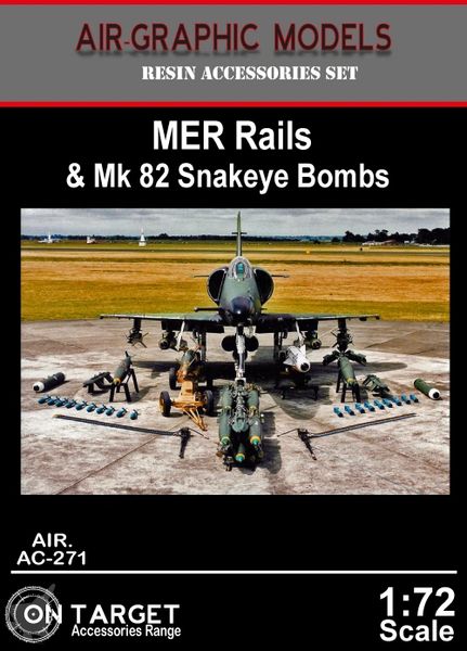 AC-271 MER and 12 Mk 82 Snakeye Bombs