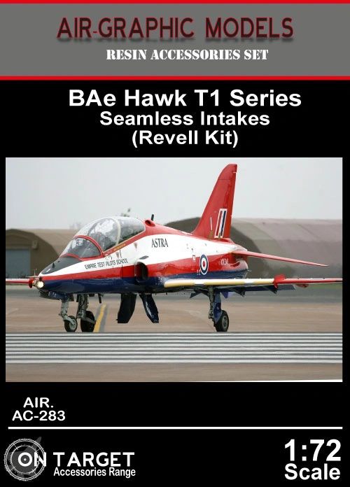 AC-283 BAe Hawk T1/50/60 Series Seamless Intakes for the Revell Kit