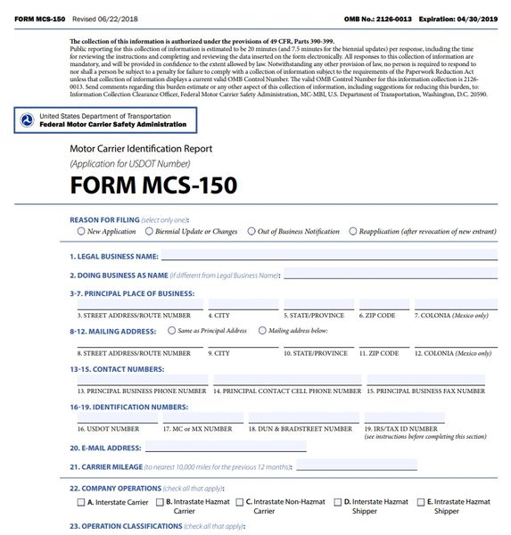 MCS 150