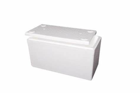 Styrofoam box with lid