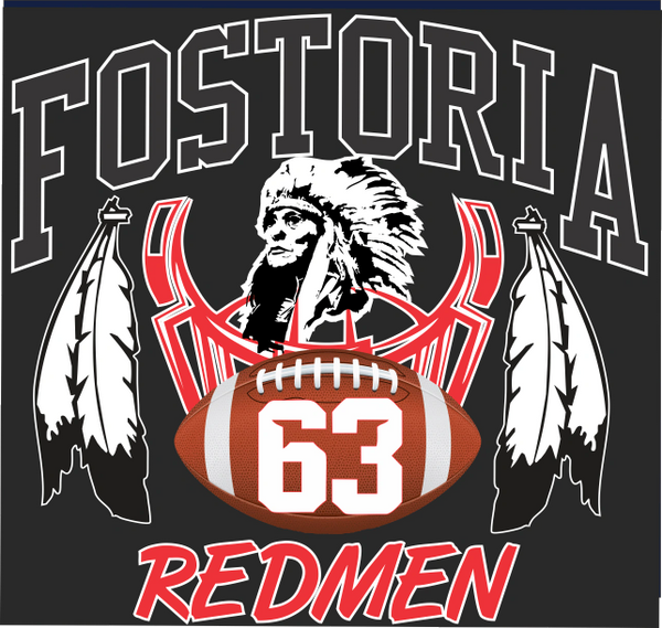 Fostoria Redmen Football Decal