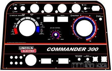 Lincoln Control Plate for Commander 300 / Part # G-3745