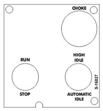 Lincoln - Run, Idle, Choke - Control Plate / Part # S-16827