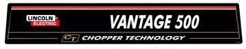 Lincoln Electric Vantage 500 Decal / Part # G4332