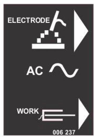 Miller Electrode/AC/Work Label