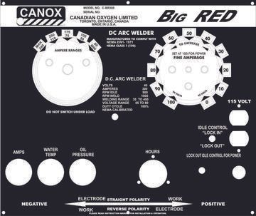 CANOX Control Plate for BIG RED / Model # C-BR300