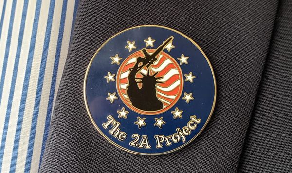 The 2A Project Lapel Pin