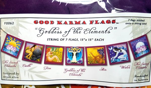 Goddess of the Elements Flags