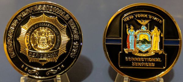NYS Corrections Sergeant Challenge Coin