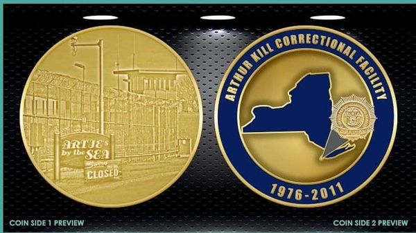 Arthur Kill Correctional Facility Challenge Coin