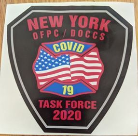 NYS OFPC/NYS DOCCS COVID-19 TASK FORCE COLLECTABLE PATCH