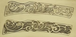 Knife Castings (Basic Liberty Scroll)
