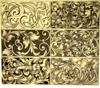 Liberty Scroll Study Plate