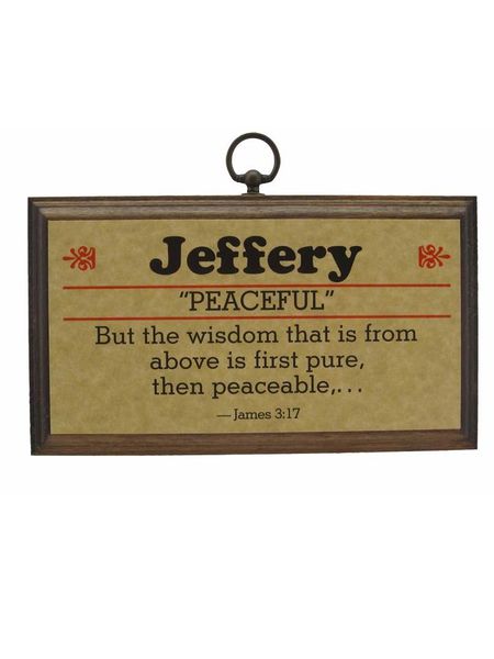 First Name Plaque - Original Style