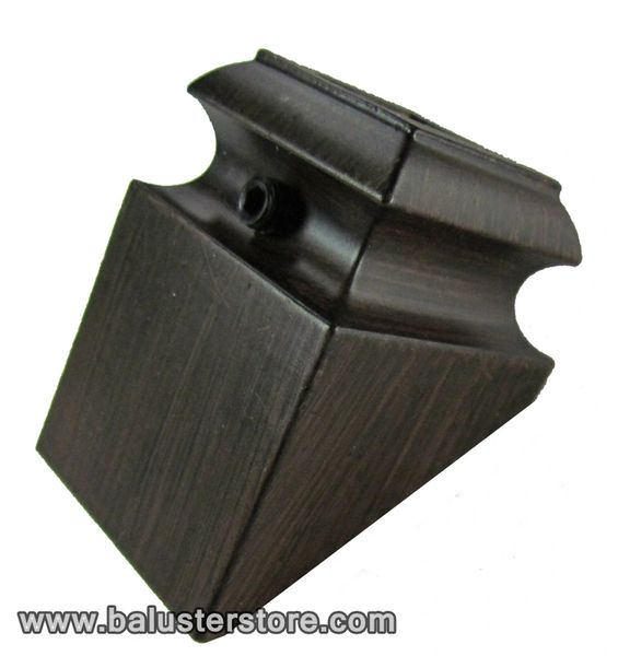 D015 Angled Base Shoe with Set Screw-Oil Rubbed Bronze