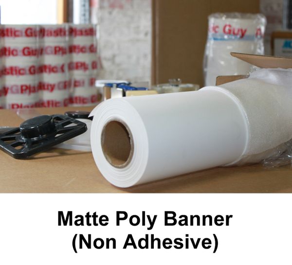 Matte Poly Synthetic Paper Polypro PP Banner NON-Adhesive (#925)