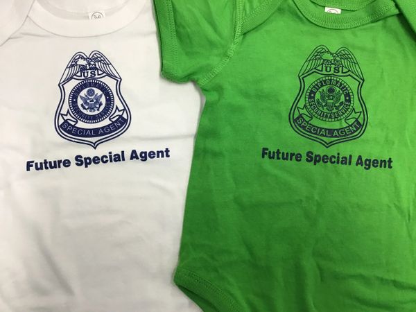 Future Agent Onesie with Badge