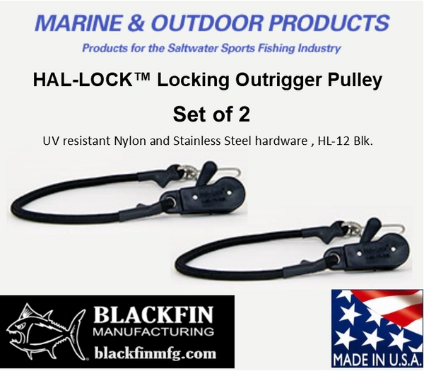 HAL-LOCK™ HL-12 Locking Outrigger Single Pulley (Set of 2)