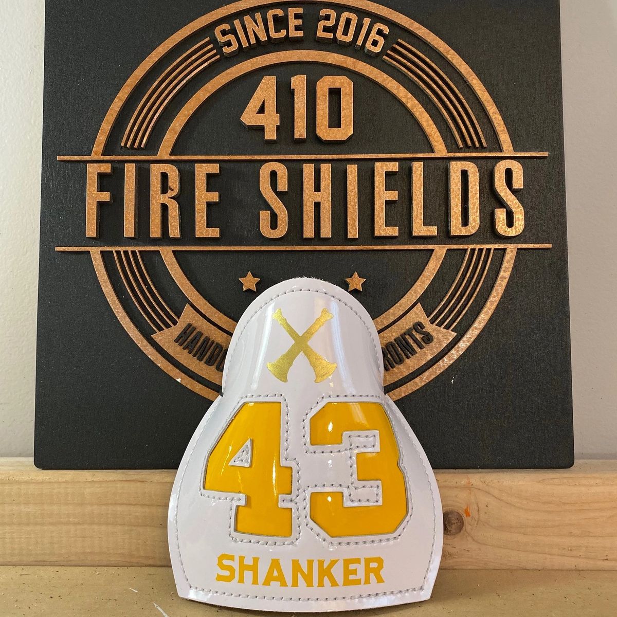 Officer Boston Front - Bugle Rank, Number (1-2#'s), Bottom Text