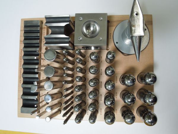 57 Piece Metal Forming Kit with Wooden base