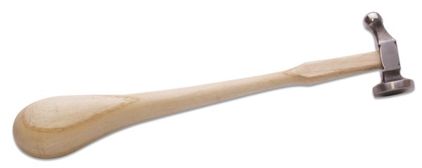 German Style Chasing Hammer 1 1/8" Flat Face
