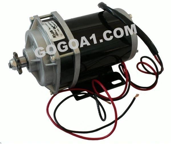 GoGoA1 24V 500W geared chain driven PMDC motor