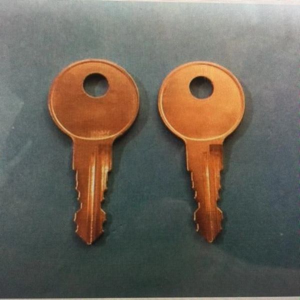 2 Century Tonneau Truck Cap Keys Code Cut ML001 to ML050 Camper Topper ...