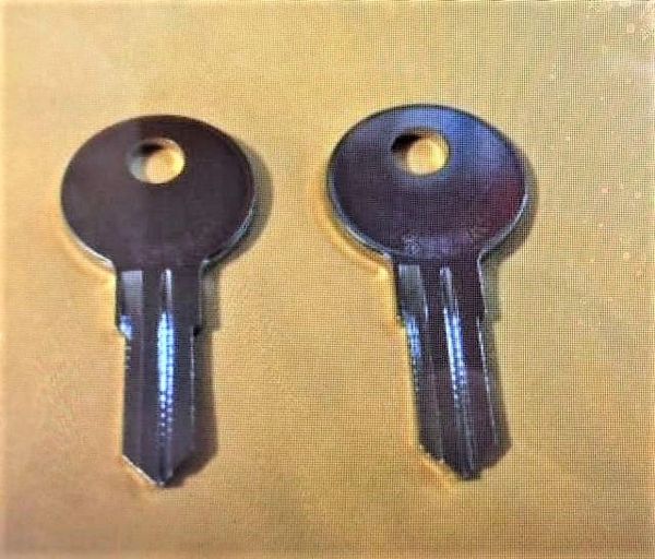 2 Pop & Lock Tailgate Replacement Keys Code Cut J201 thru J300 and Lock Key