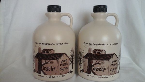 Two (2) Half Gallons Kirsch's Pure Maple Syrup
