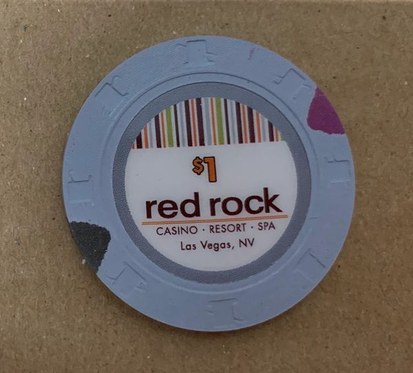 Red Rock Casino $1 Chip — uncirculated