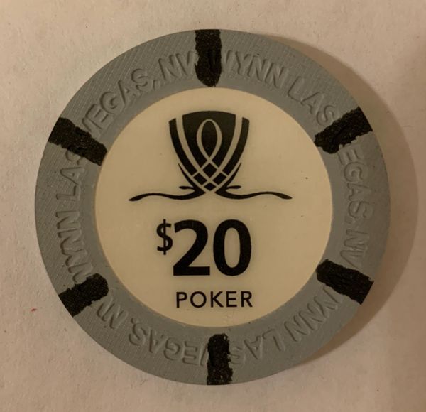 Wynn Casino $20 Poker Chip— uncirculated