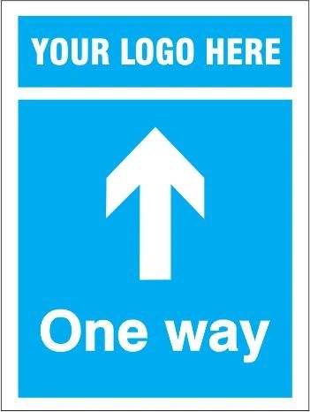 Traffic Sign - TRA1022 - One way (Arrow ahead) | Mascot Signs - Estate ...