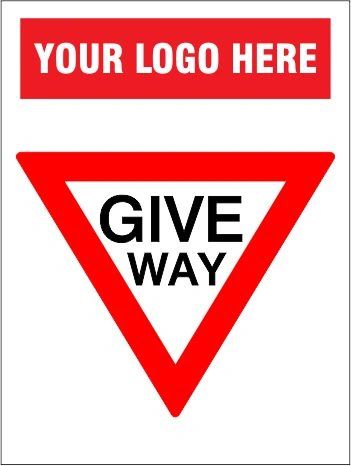 Traffic Sign - TRA1029 - Give way warning symbol | Mascot Signs ...