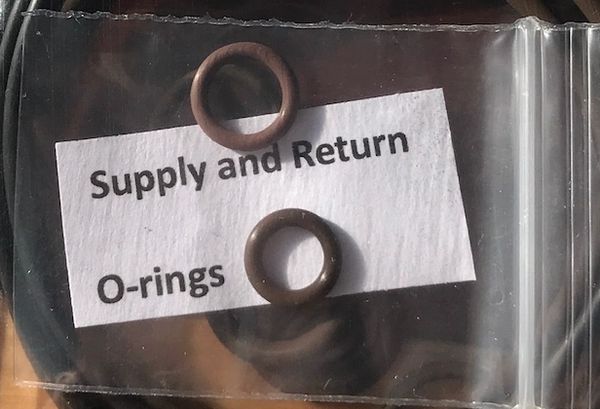 Supply & Return Fuel Line O-ring Set (2 O-rings)