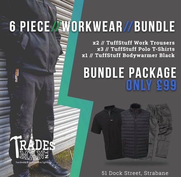 Tuff Stuff - 6 PIECE WORK WEAR BUNDLE