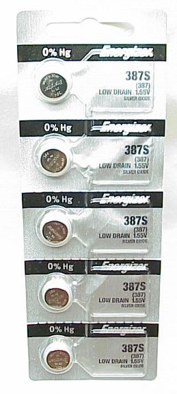 Bulova Accutron 387S - 394 Battery 5 Pack