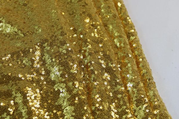 Gold Sequin Overlay