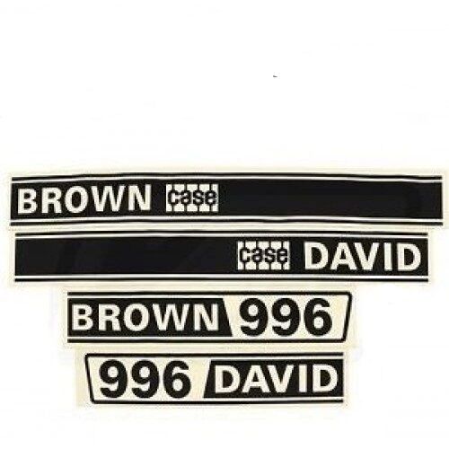 David Brown 996 Tractor Decal set