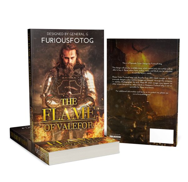"The Flame of Valefor" Premade Cover