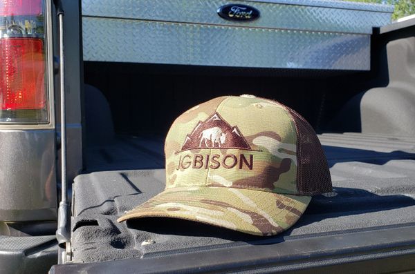 JG Bison tactical hat - MULTICAM with brown mesh