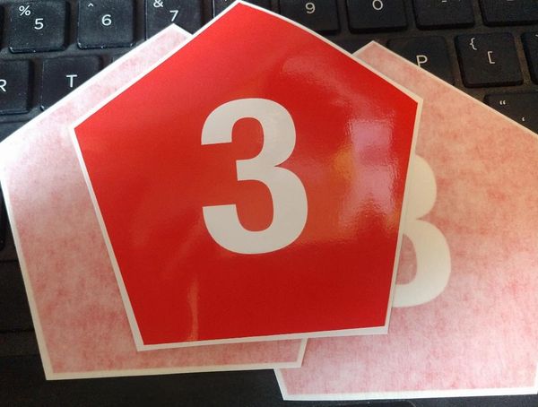 3rd NCB BEEP STICKER (3 PACK)