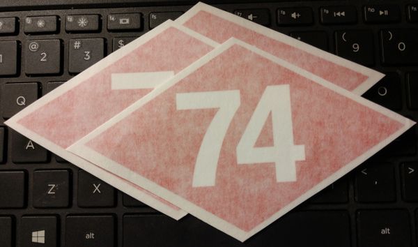 NMCB 74 BEEP STICKER (3 pack)