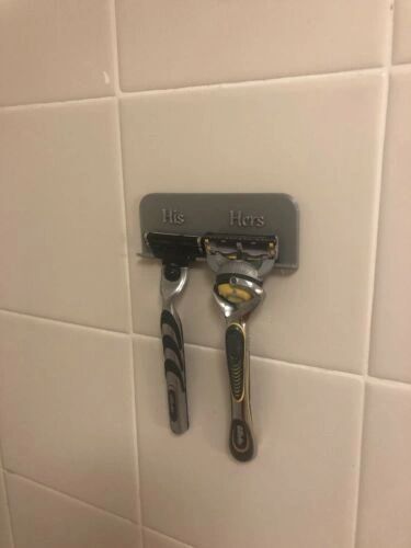 shower razor holder “His Hers” Organizer