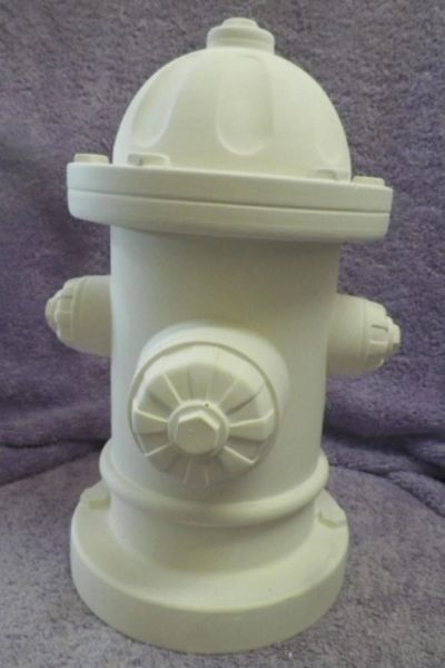 Scioto 3592A & B Fire Hydrant Cookie Jar - Bisque (Ready to Paint)