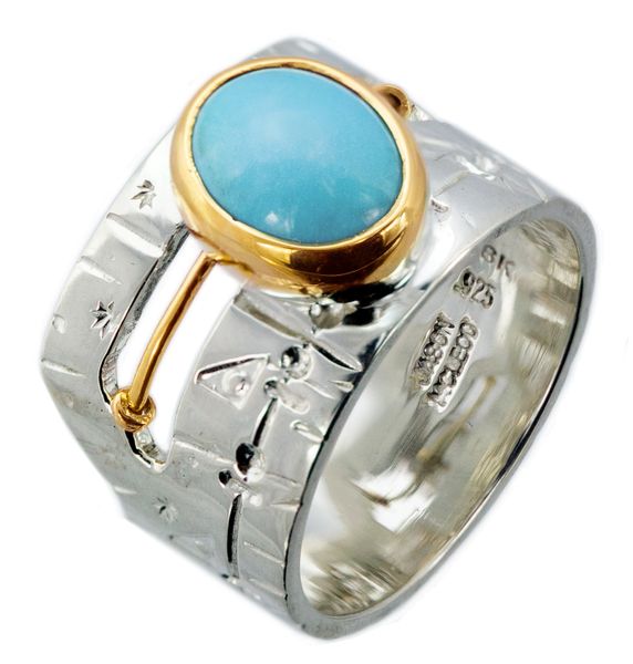 Time Traveler Original Ring with Turquoise