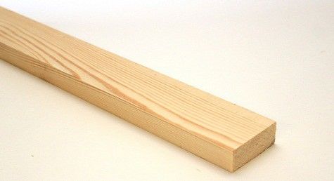 2" x 1" (44 x 20mm) Planed Square Edge