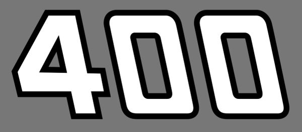 1975-76 Whip 400 Tunnel Decal