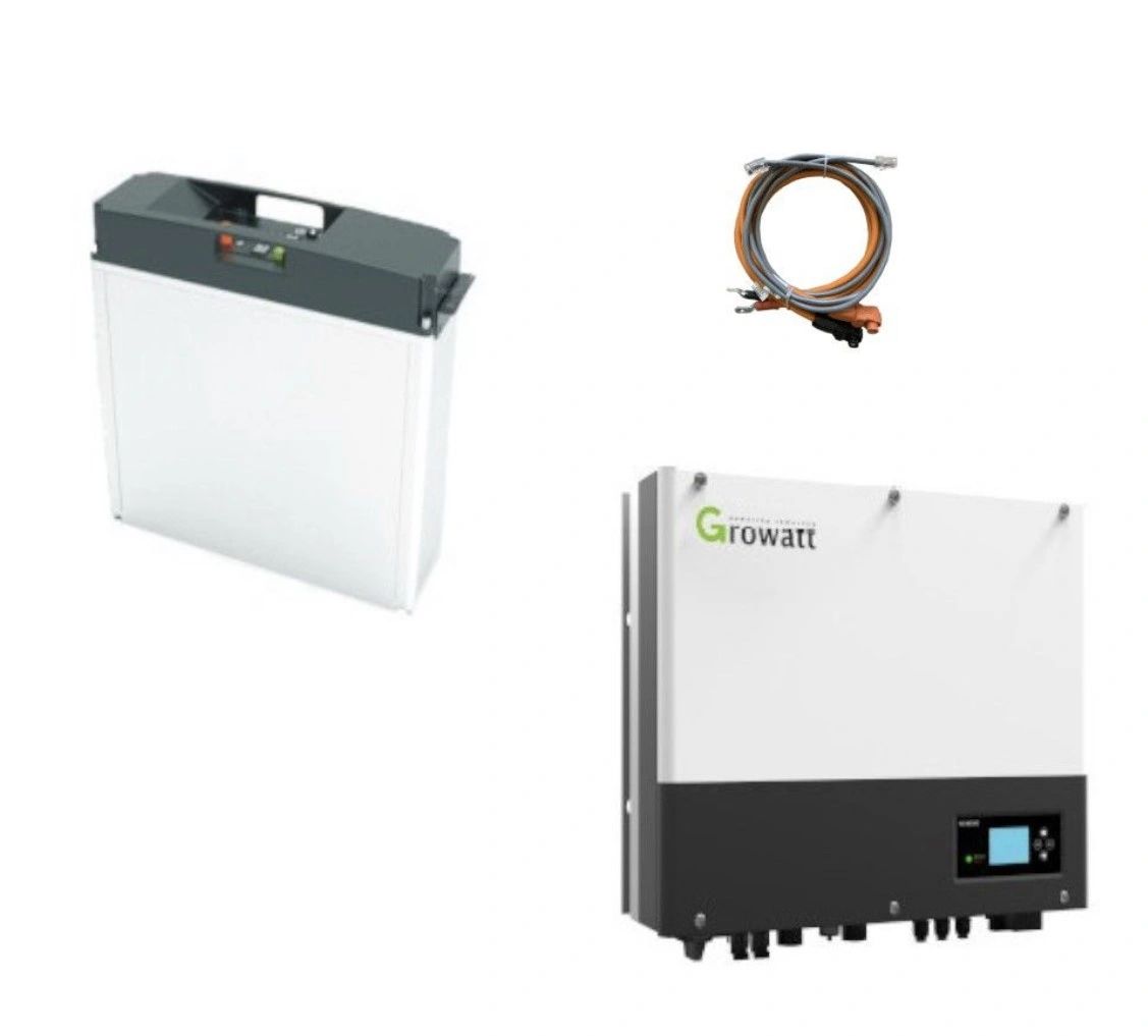 Growatt spa3000 with Amp 3.3kw battery storage package