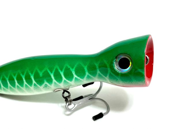 6" Painkiller - Green Fish Popper